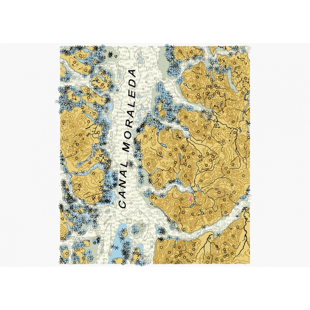 Canal Moraleda - Archipielago Guaitecas a Isla Tuap - SHOA